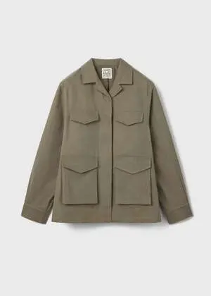 Toteme Army Jacket - Khaki Green | Editorialist